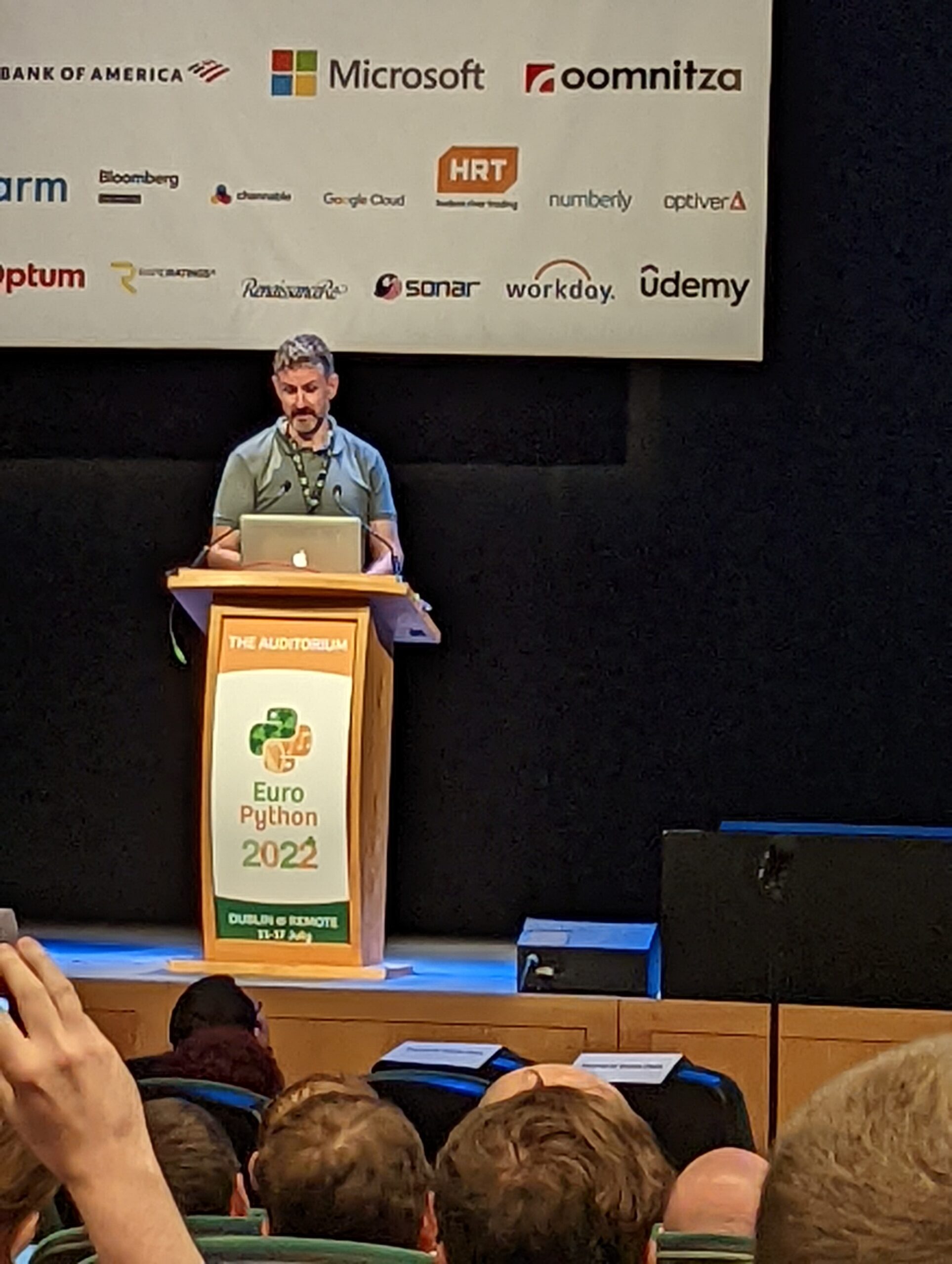 Siang attending EuroPython 2022 - LaLoka Labs